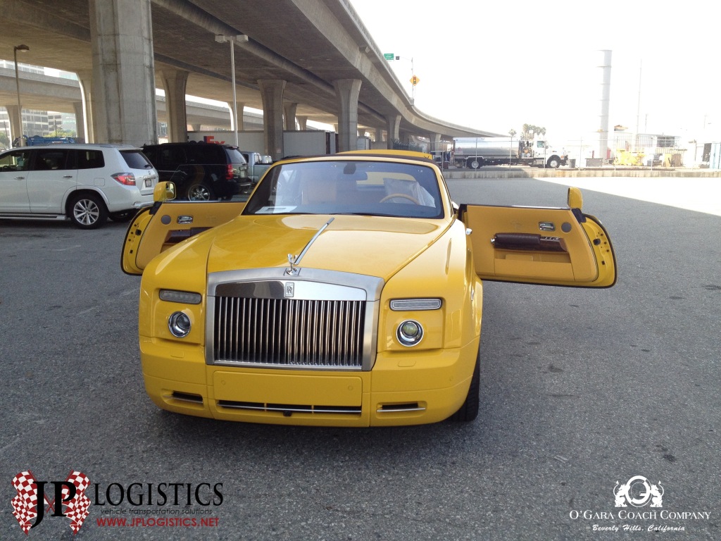 SouLSteer.com: Yellow painted Bijan Rolls-Royce Phantom Drophead Coupé ...