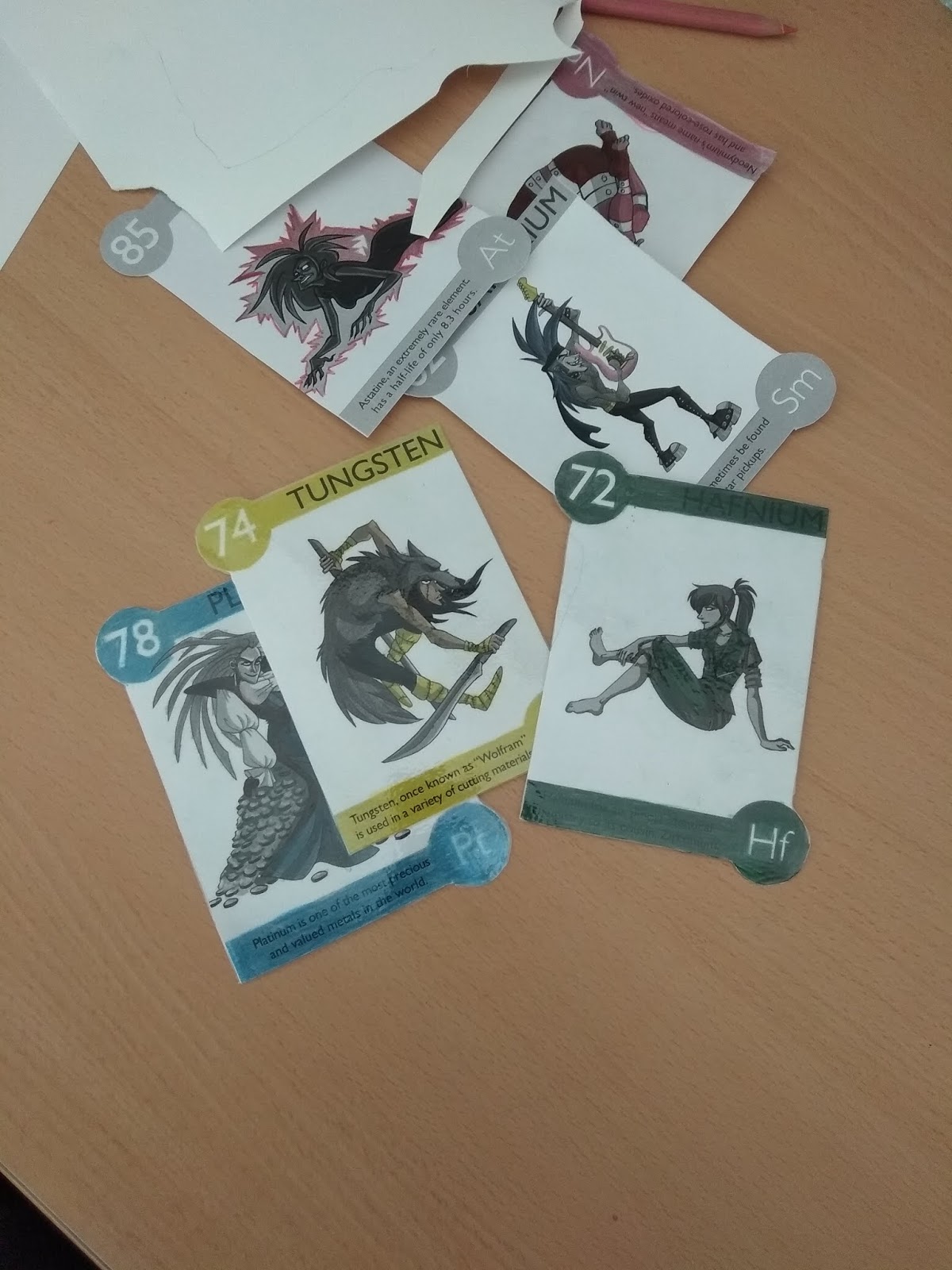 ESCOLA RUBIÓ I ORS: CARTOON ELEMENTS TABLE