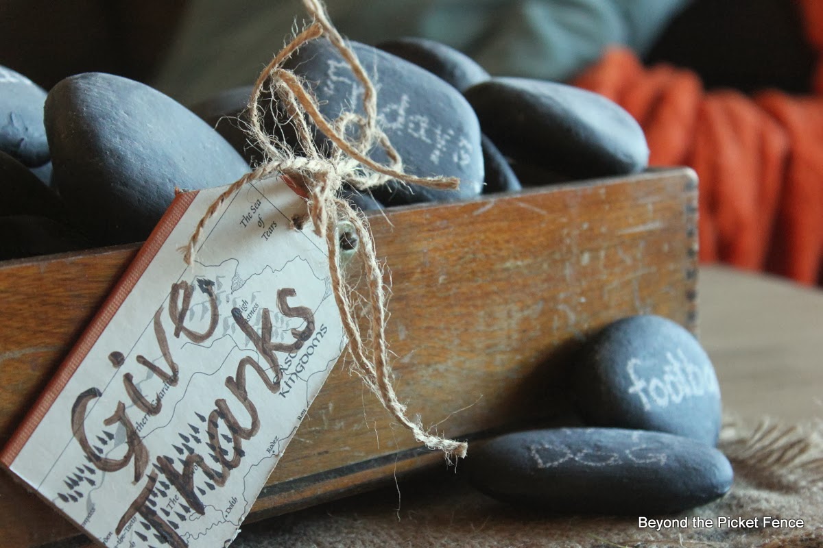 Beyond The Picket Fence: Giving Thanks Rocks