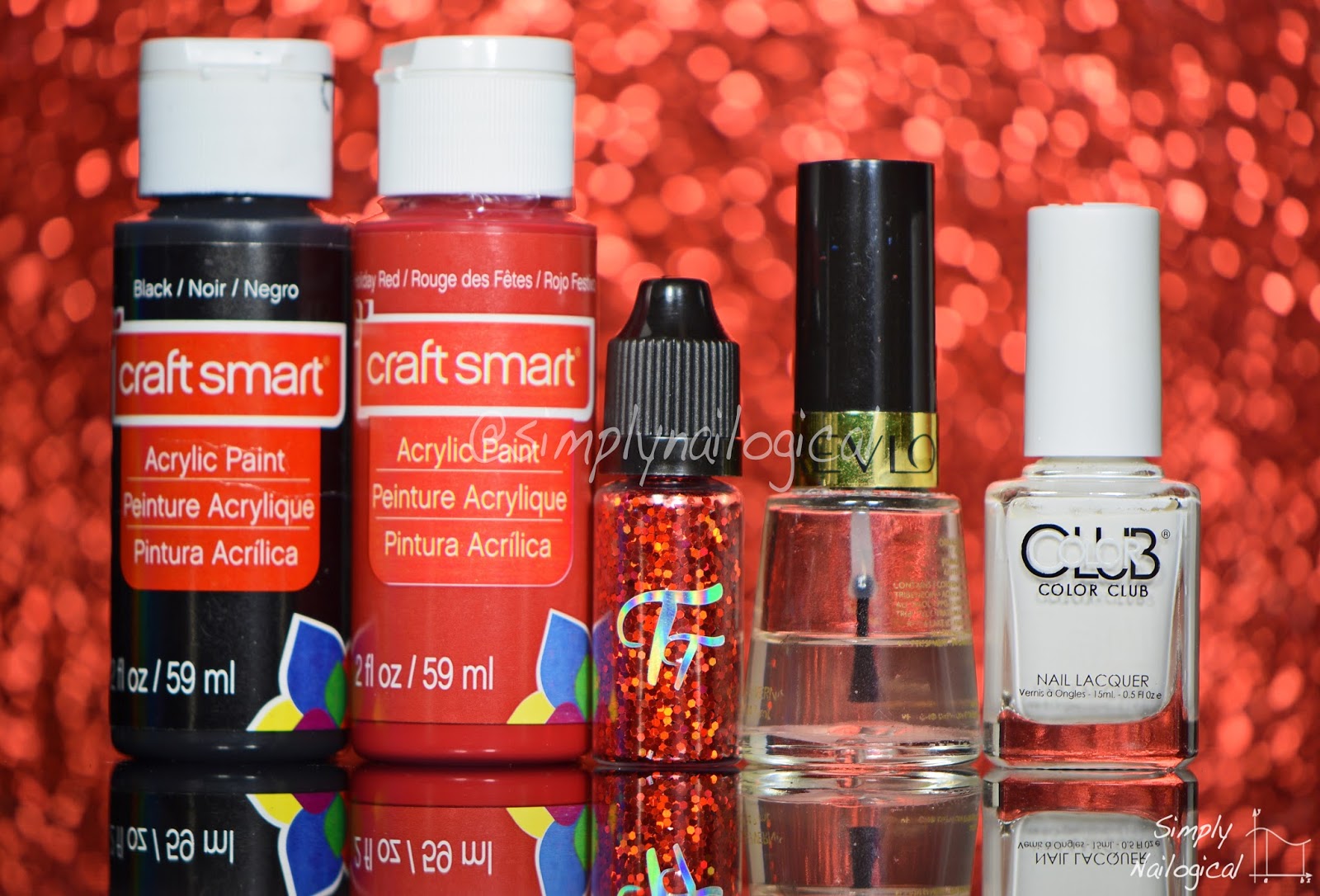 Simply Nailogical: How to bleed holo glitter for Holoween