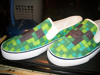 Creative Bling: Minecraft Shoes