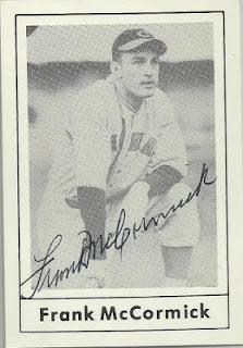 Cincinnati Reds Baseball Card Collector: TTM: Frank McCormick