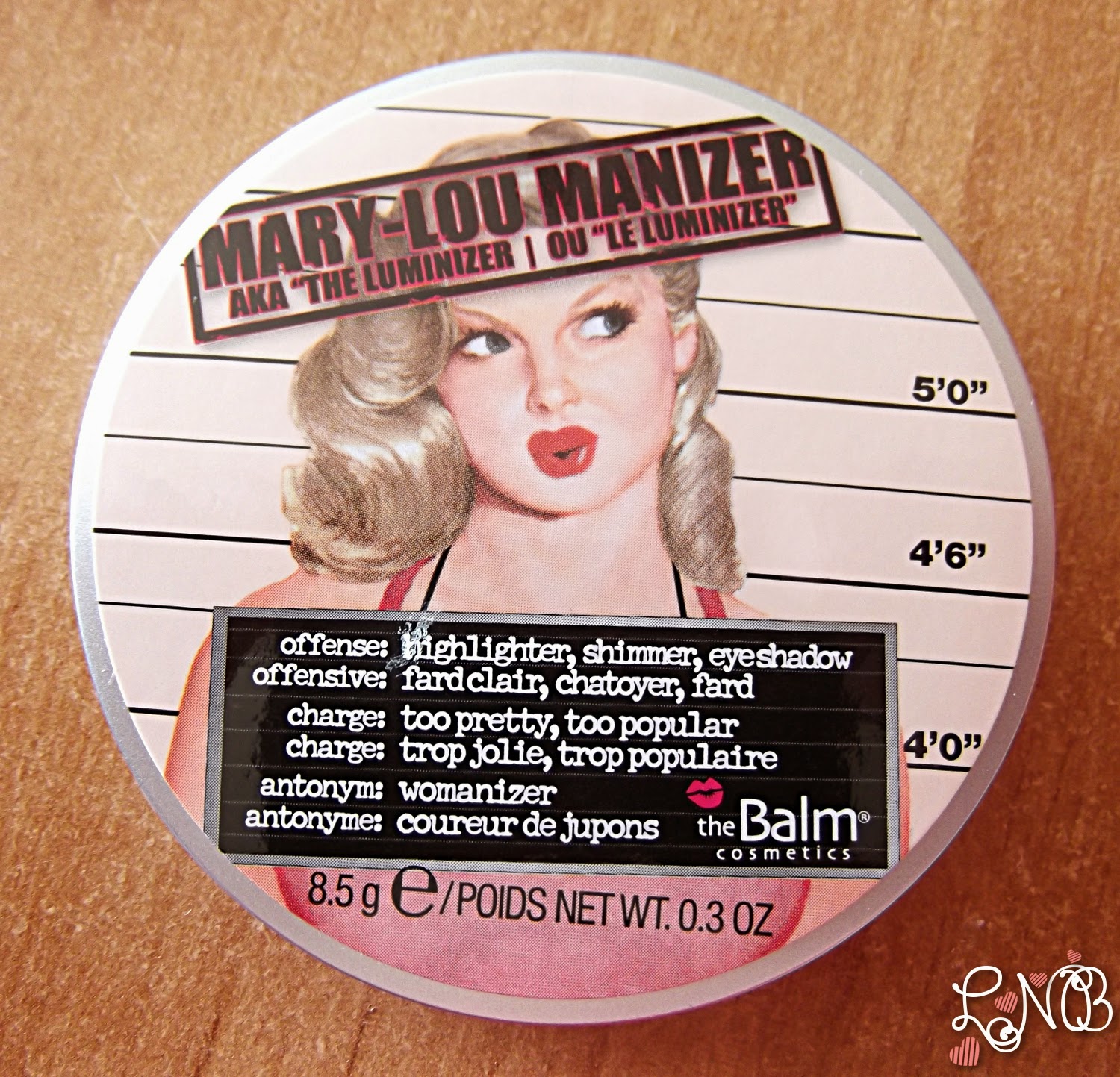 THE BALM COSMETICS Mary Lou Manizer Hightlighter . Review Swatches ...