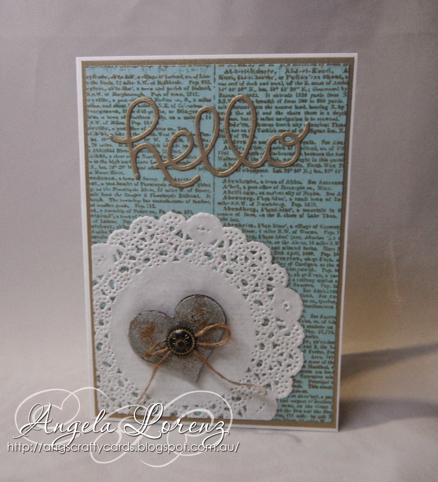 Angela Lorenz: Occasions Catalogue 2015 - Hello You Thinlits