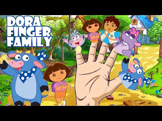 Dora The Explorer Finger Family HD Rhymes For Children | Cartoon Videos ...