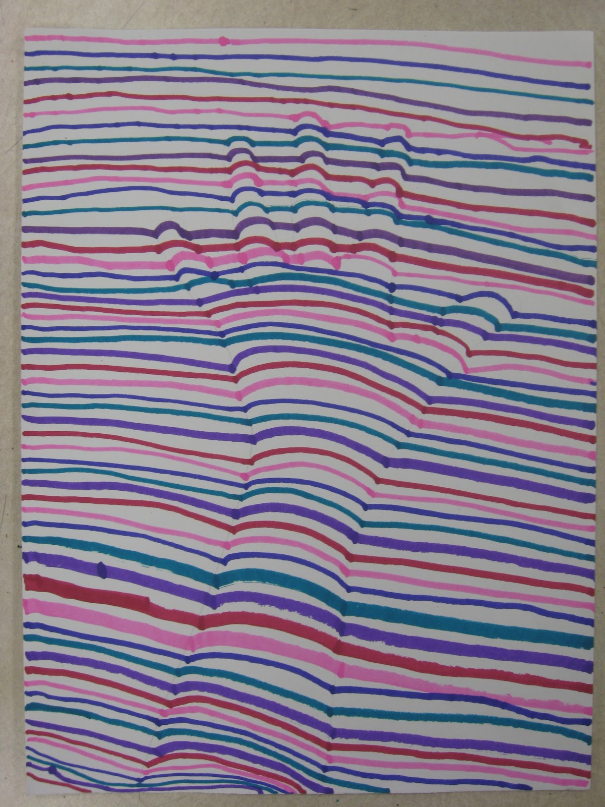 Miss Young's Art Room: 3rd Grade Op Art Hands