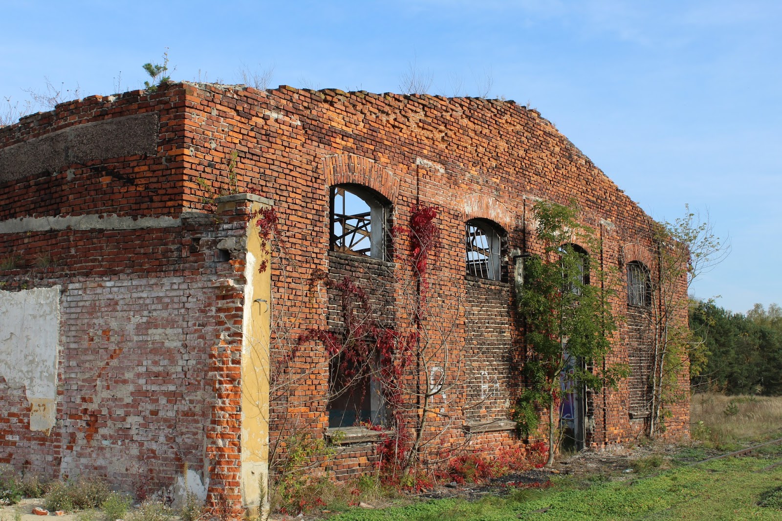Death Camps In Poland: Locomotive Shed at Belzec; Loco Shed 1
