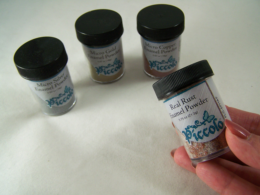 Globecraft & Piccolo BLOG: Seeing the colors of G&P Embossing Powders