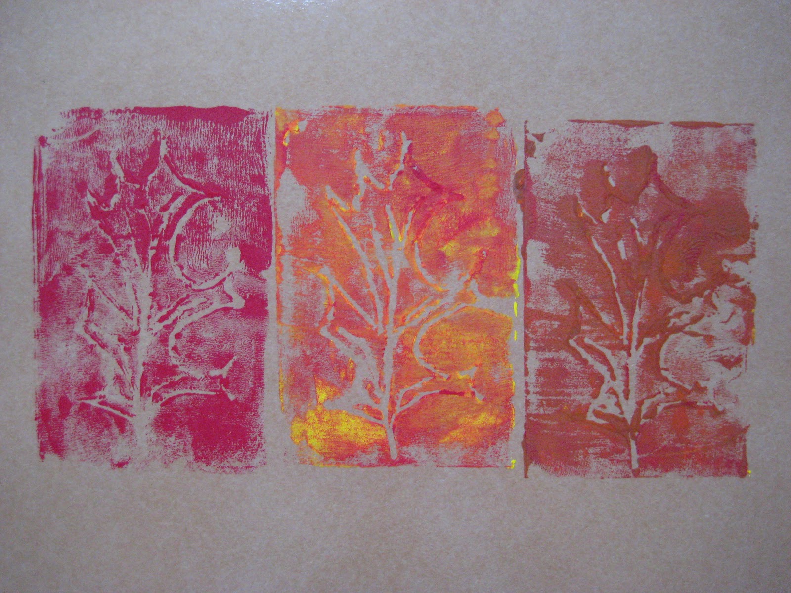 Pink and Green Mama: * Fall Leaf Simple Printmaking Project for Kids ...