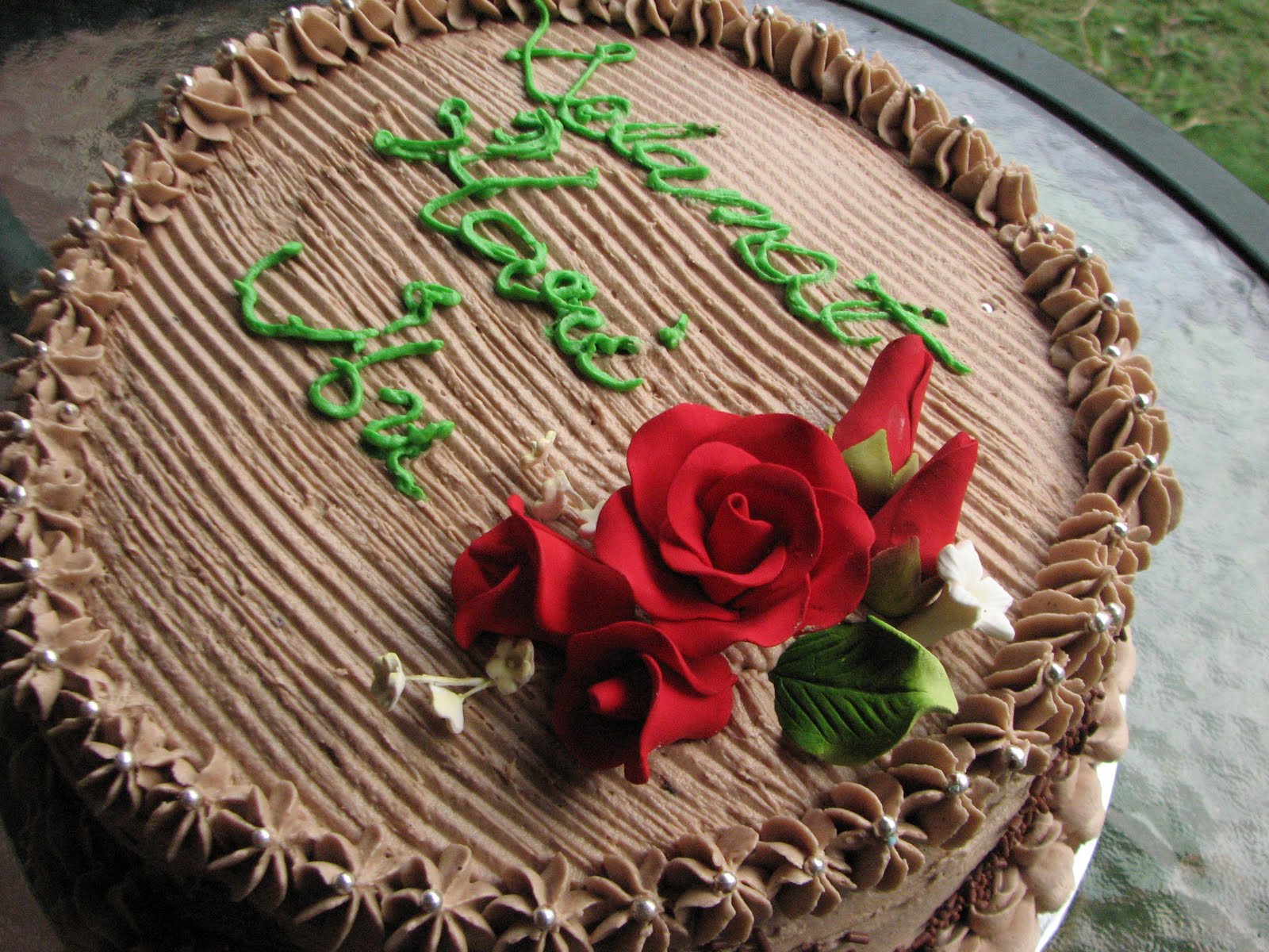 Kek Hari Ibu Buttercream Chocolate