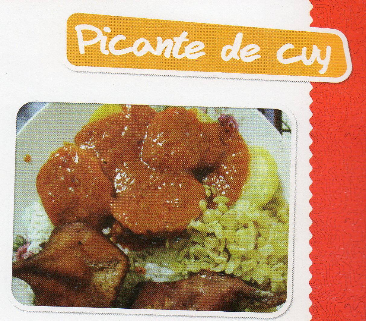 Recetas Comidas Peruanas: PICANTE DE CUY