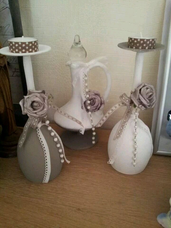 Crea bellas decoraciones con copas invertidas