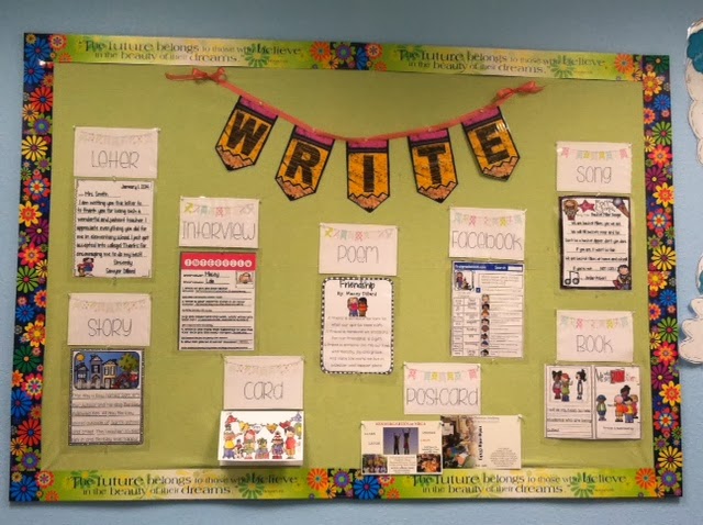 steppin' up to first grade: Classroom labels and a new twist on writing!