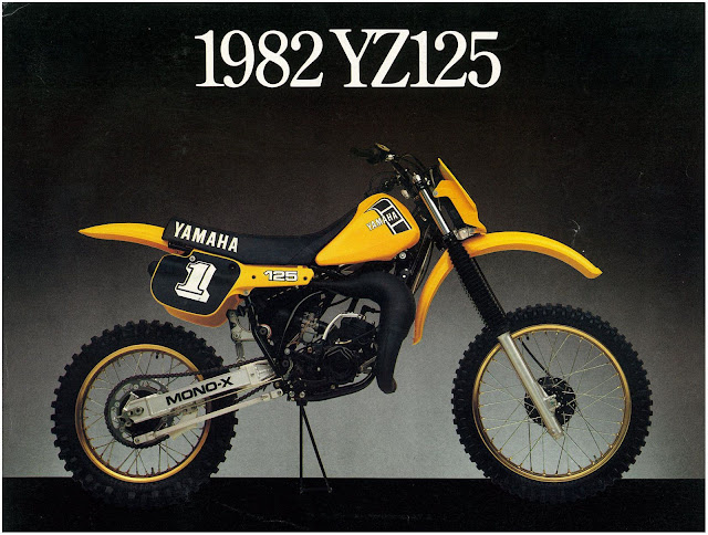 Racing Cafè: Vintage Brochures: Yamaha YZ 125 1982 (Usa)