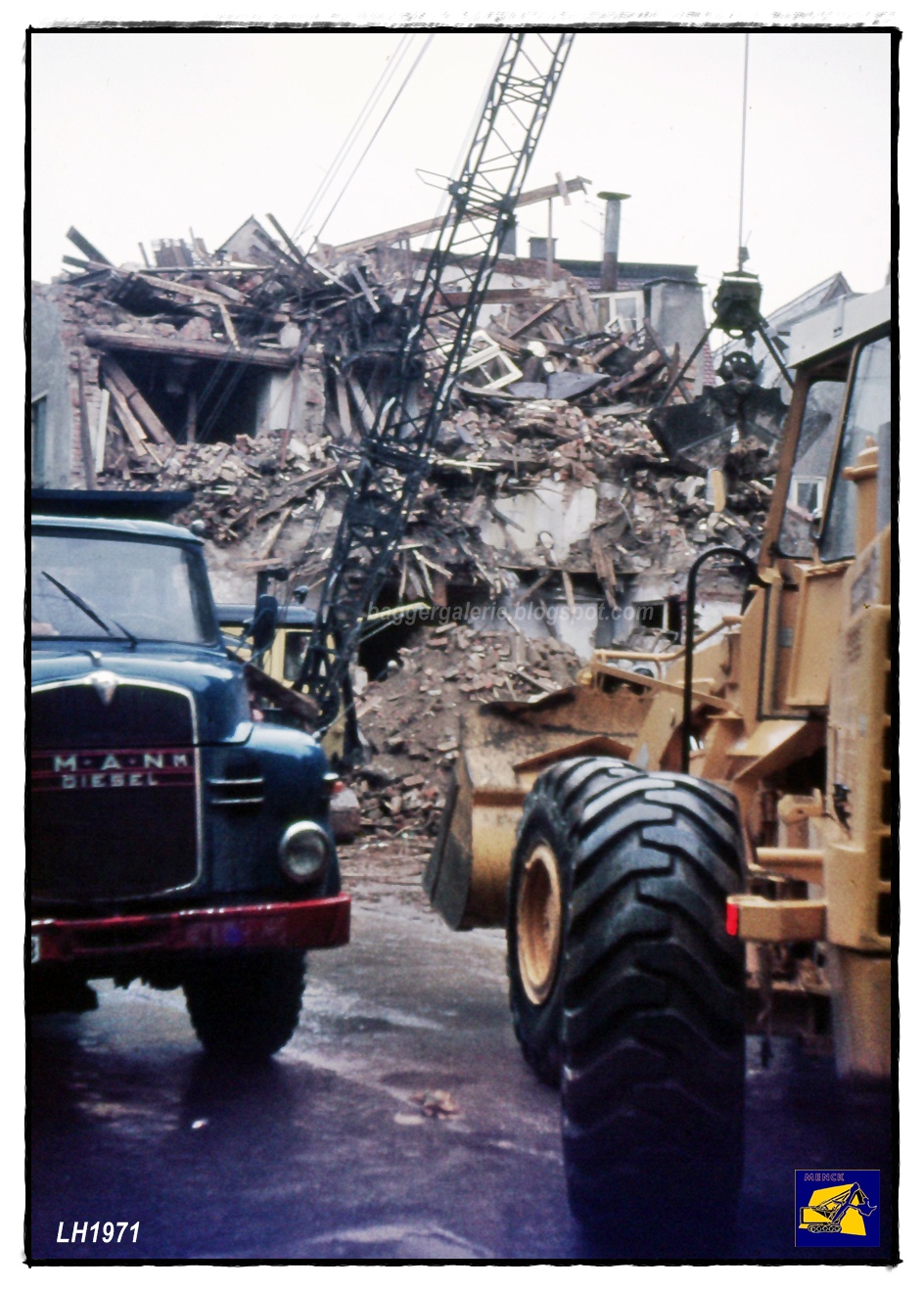 Bagger Galerie Construction Machines: MENCK M60 Seilbagger IHC Radlader ...