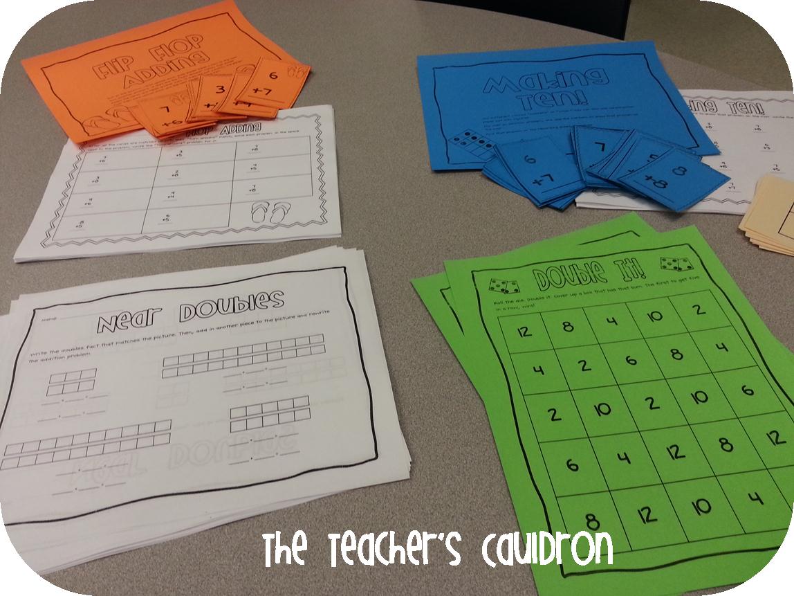 Addition Strategy Games - Teacher by the Beach