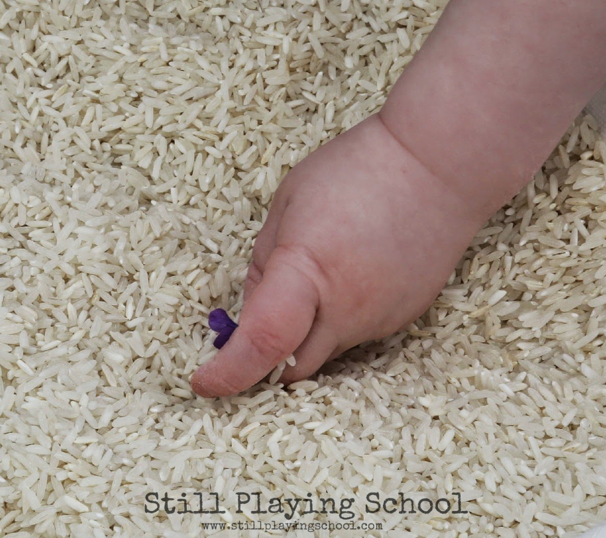 Natural Elements Sensory Play: Rice Sensory Bin Challenge | Still ...
