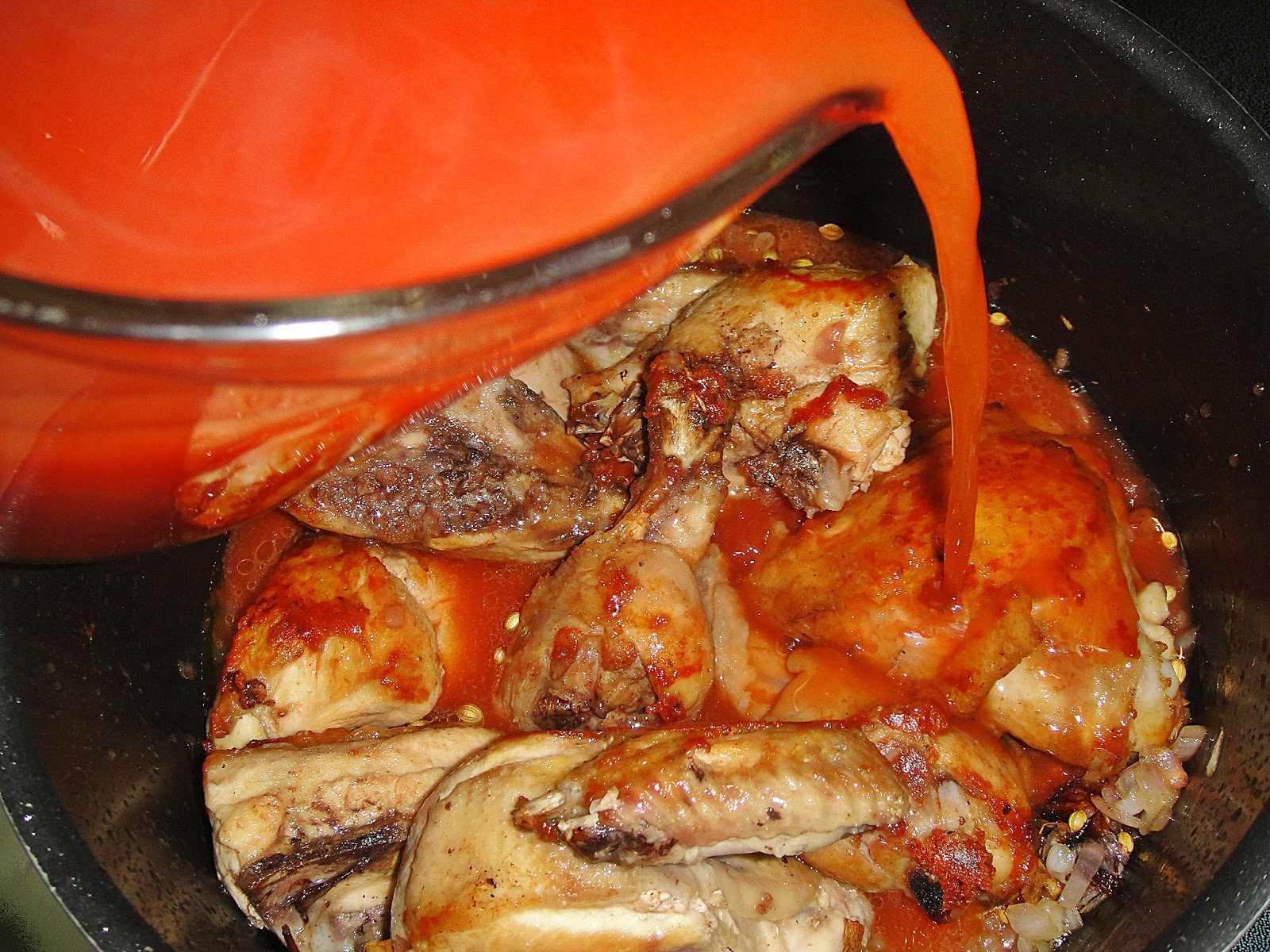 Maryam's Culinary Wonders: 425. Iraqi Chicken with Red Rice