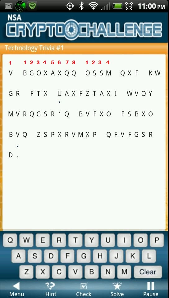 Caffeine Security: How I cracked the NSA Crypto Challenge in Record Time
