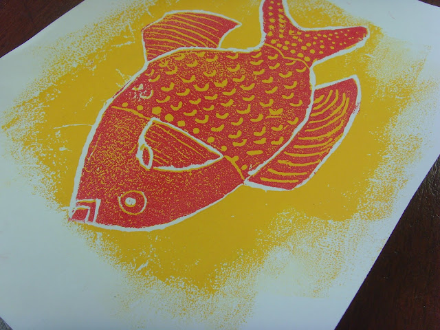 Corbet Art: Exploring poly block printing