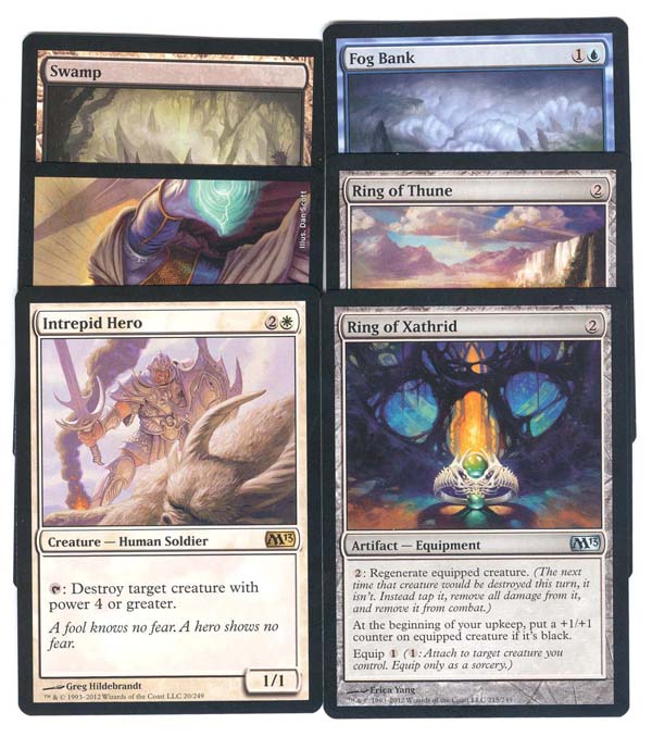 Magic the Gathering Adventures: M13 fat pack: all the cards