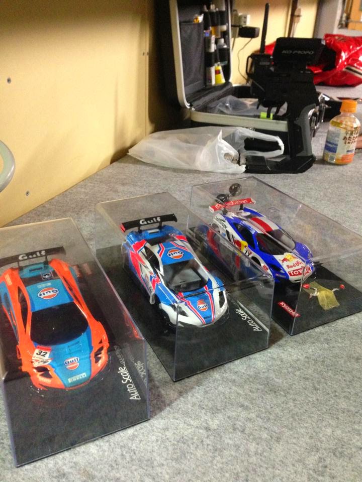 KYOSHOSAN: 3 Beautiful Custom painted Mini-Z McLarens GT3