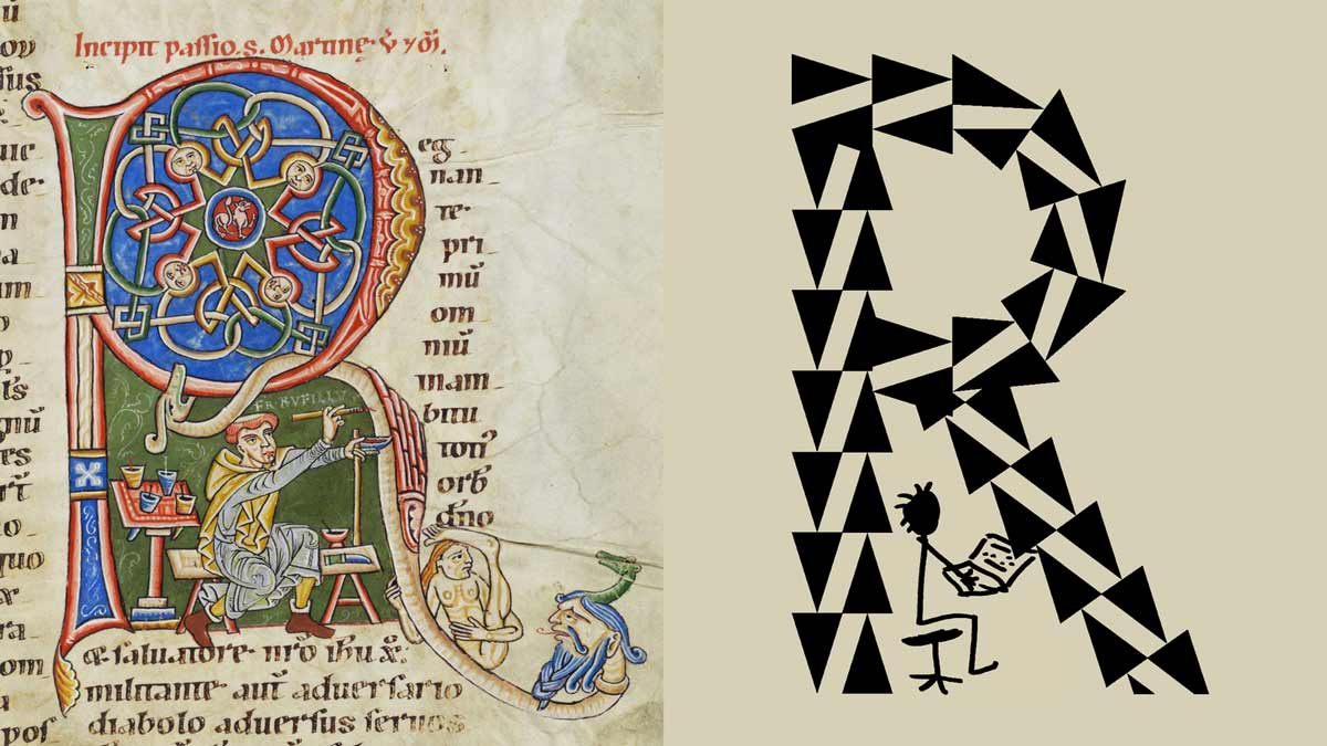 ABCDEFridays: Patterned Type