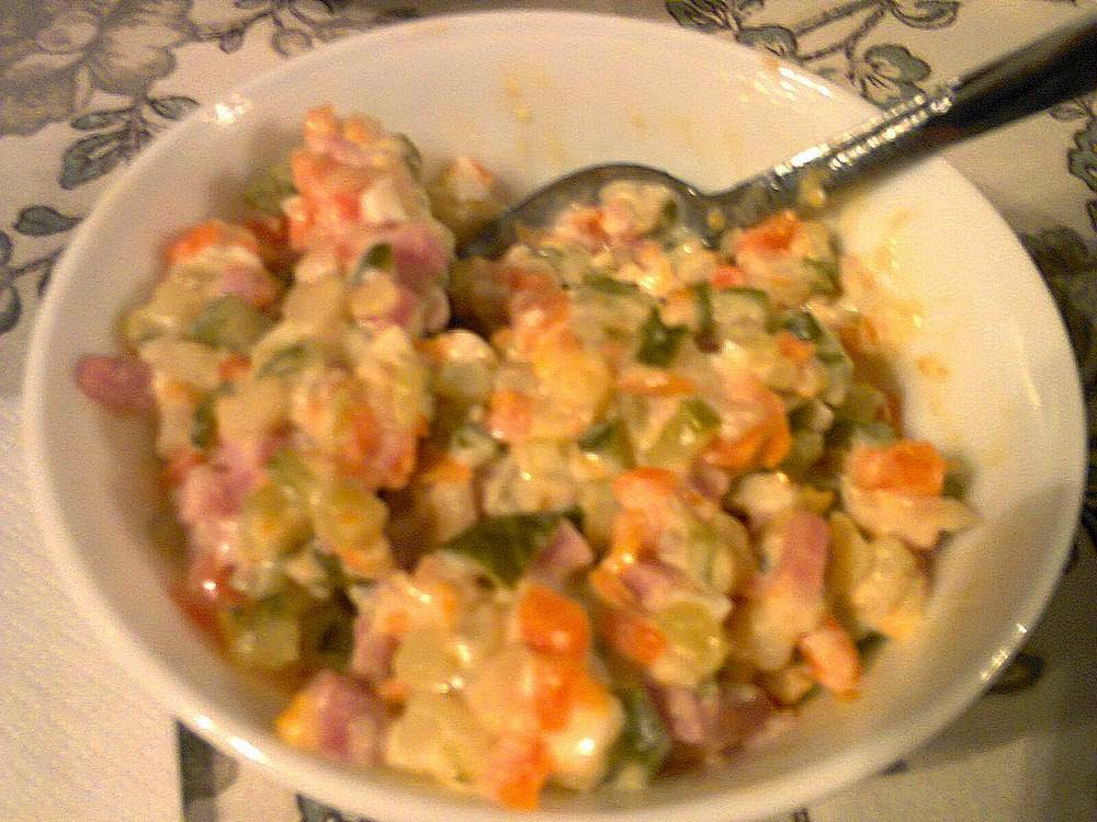 Recepti Sneza: ruska salata