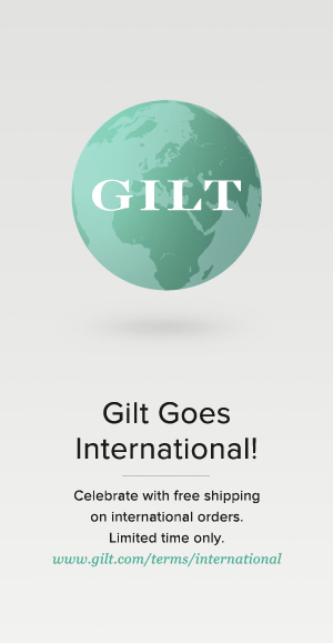 Designer Site Gilt Groupe Launches International Sales