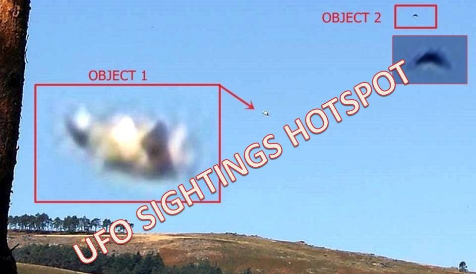 Hiker captured spherical object flying over Vila Real, Portugal