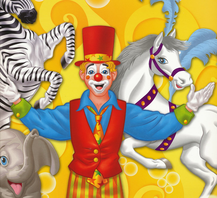 Created by Sunshine HoneyBee: Circus Scrapbook Layout