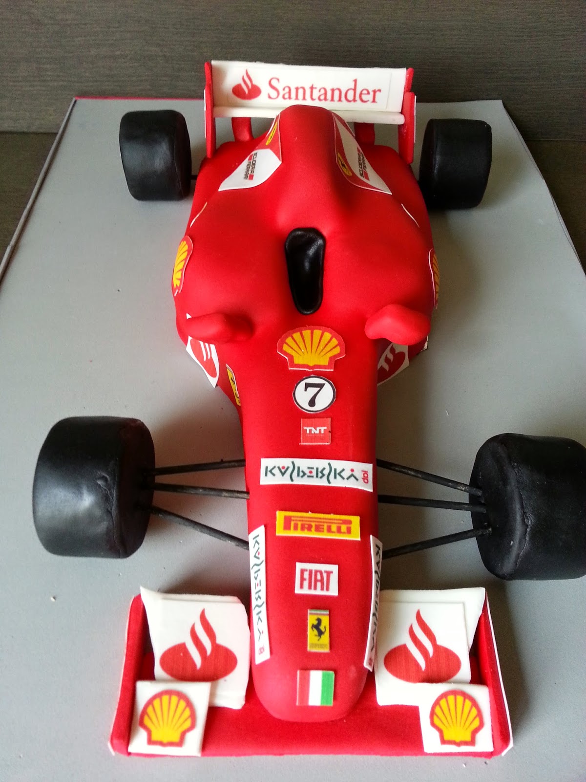 CHIQUI CAKES: Pastel Ferrari, Fórmula 1