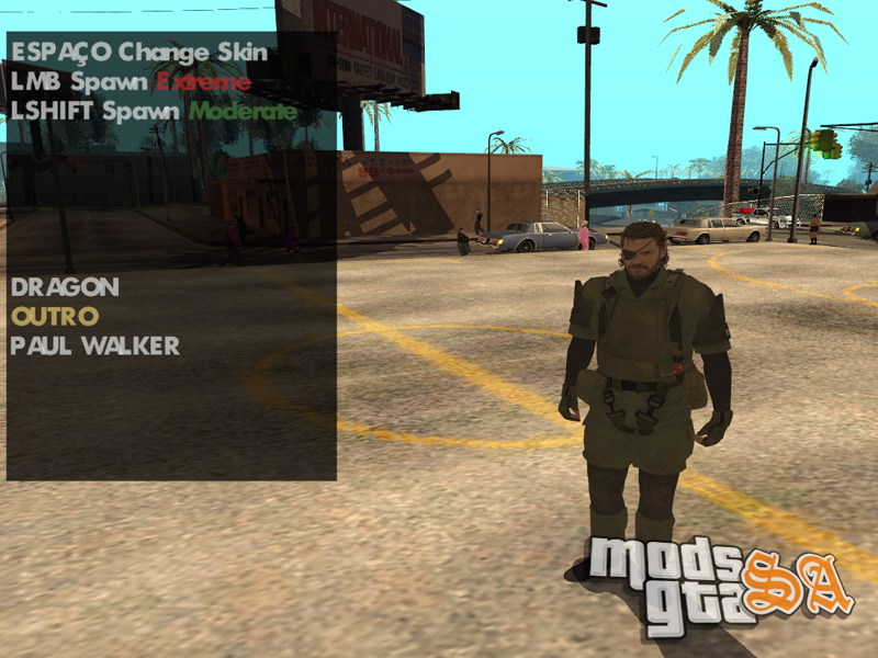 Mods GTA San Andreas: Skin Selector v2.1c ML