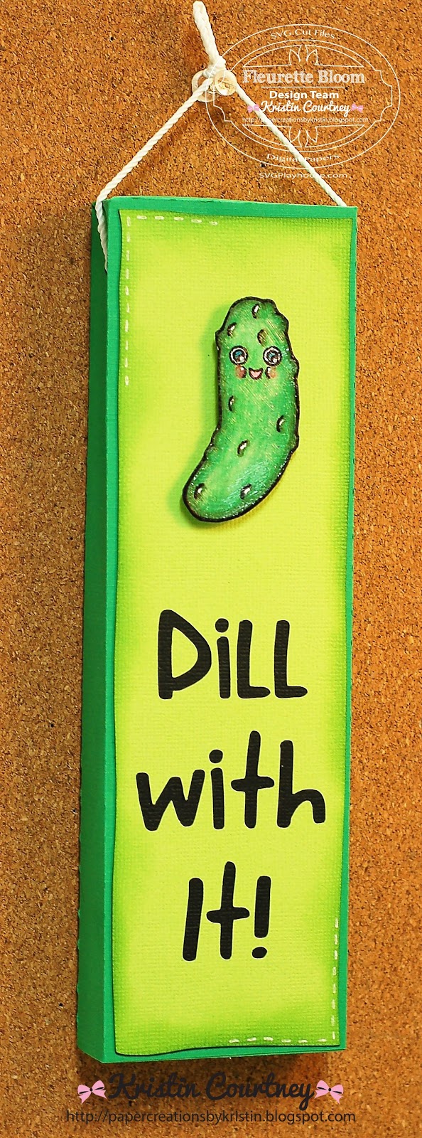 Paper Creations by Kristin: Silly Pickle Signs