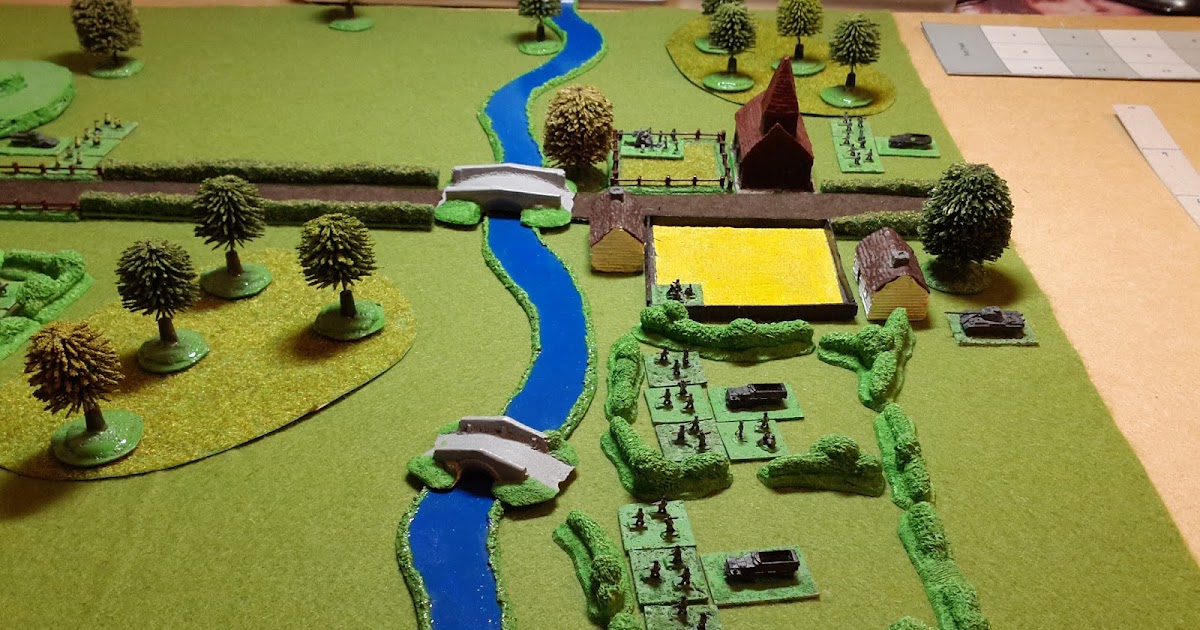 Brian's Wargaming Blog: One Hour Wargames: WW2 Scenario