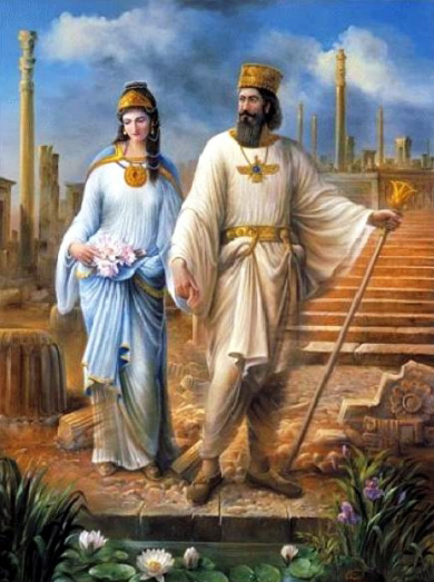 HISTORIA DE LA INDUMENTARIA Y LOS TEXTILES: Persas