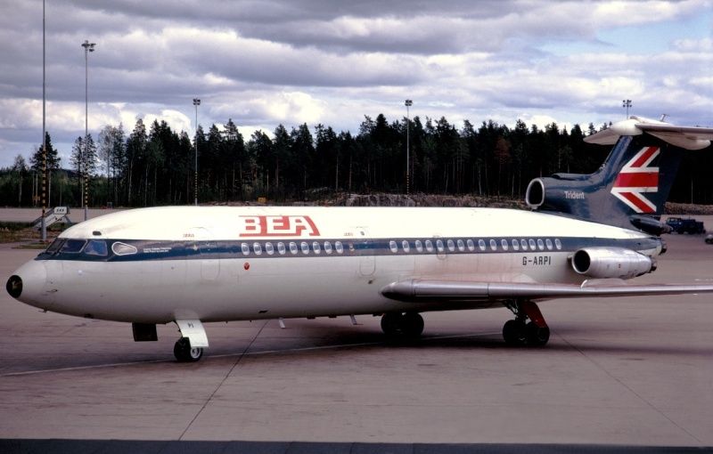 FlyData: BEA 548 - Staines, Inglaterra - Junho 1972