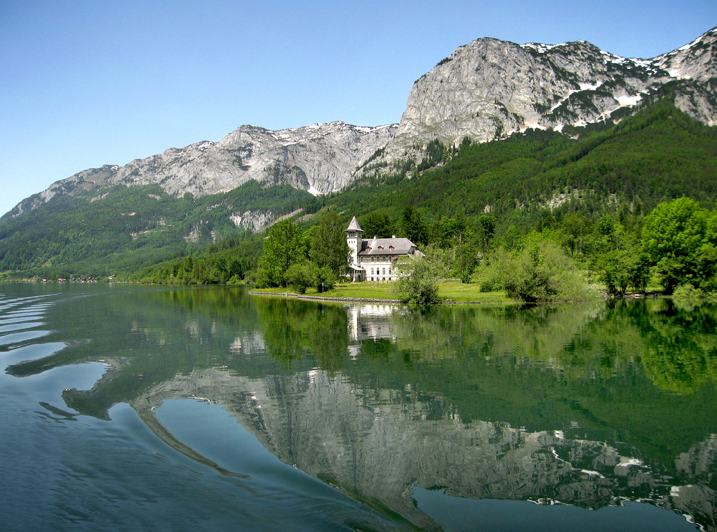 In der Mitte von Österreich ist das Stodertal: Grundlsee - Toplitzsee ...