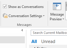 Outlook conversation view - collapse e-mail threads - Center Tech ...