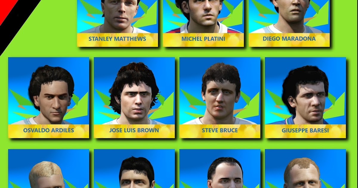 Manbit's EA Sports FIFA mods: FIFA 16 Classic Player Face Pack 1