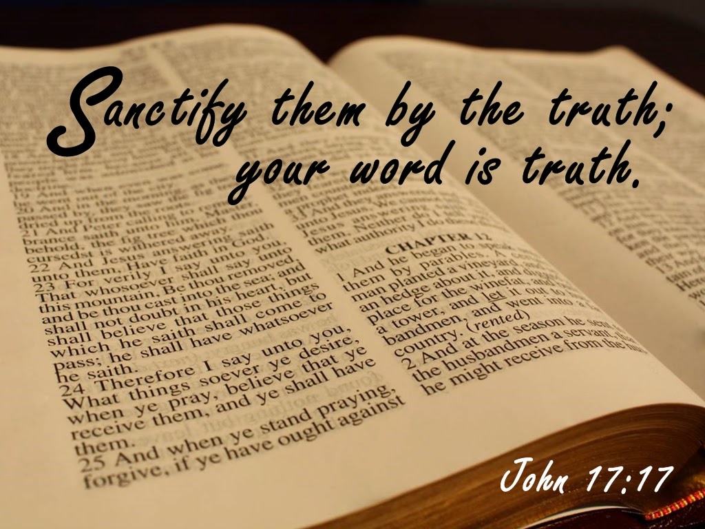 His Word In Pictures John 17 17