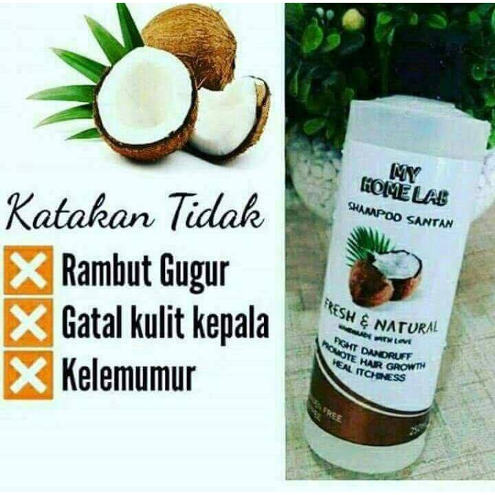 BILA KELAPA JADI SHAMPOO.. MAKA TERCIPTA MY HOME LAB SHAMPOO SANTAN ...