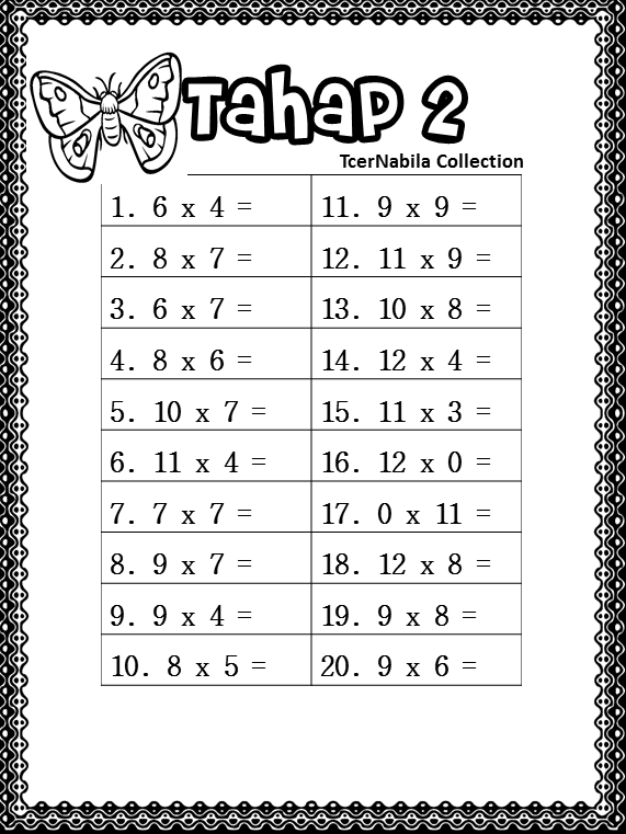 LATIHAN MAHIR SIFIR - Nabila Creative