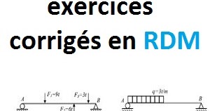 série d'exercices corrigés rdm pdf