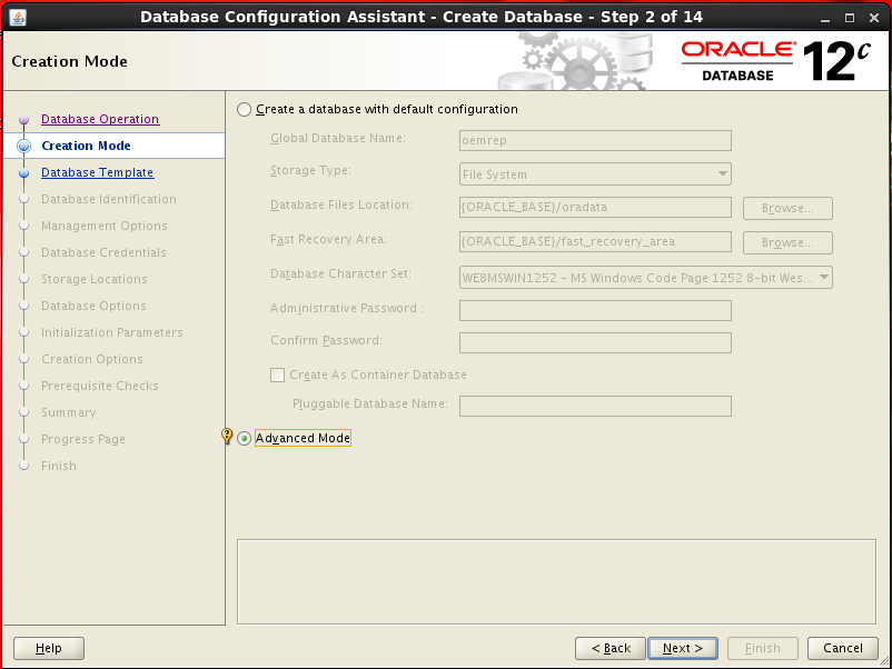 Oracle 12c Create Database With Dbca ~ Dilli S Oracle