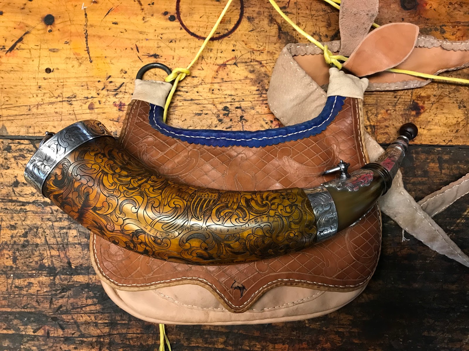 Judson Brennan: Alaskan Longrifle Artisan: Priming Horn and Powder ...