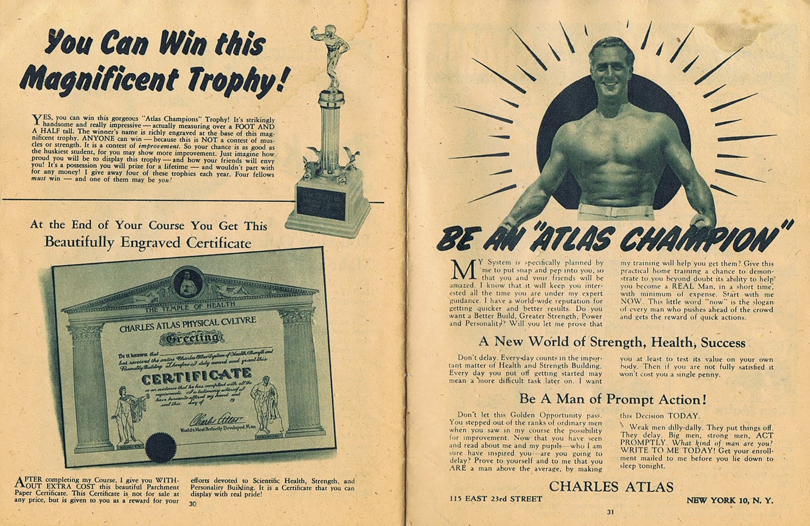 Scary Terry's World: "Everlasting Health and Strength" by Charles Atlas