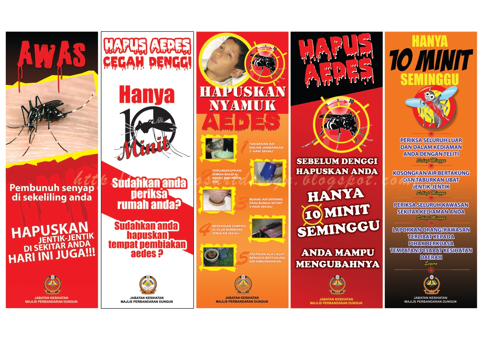 Belog Design Cik PutPut: banting dan banner denggi