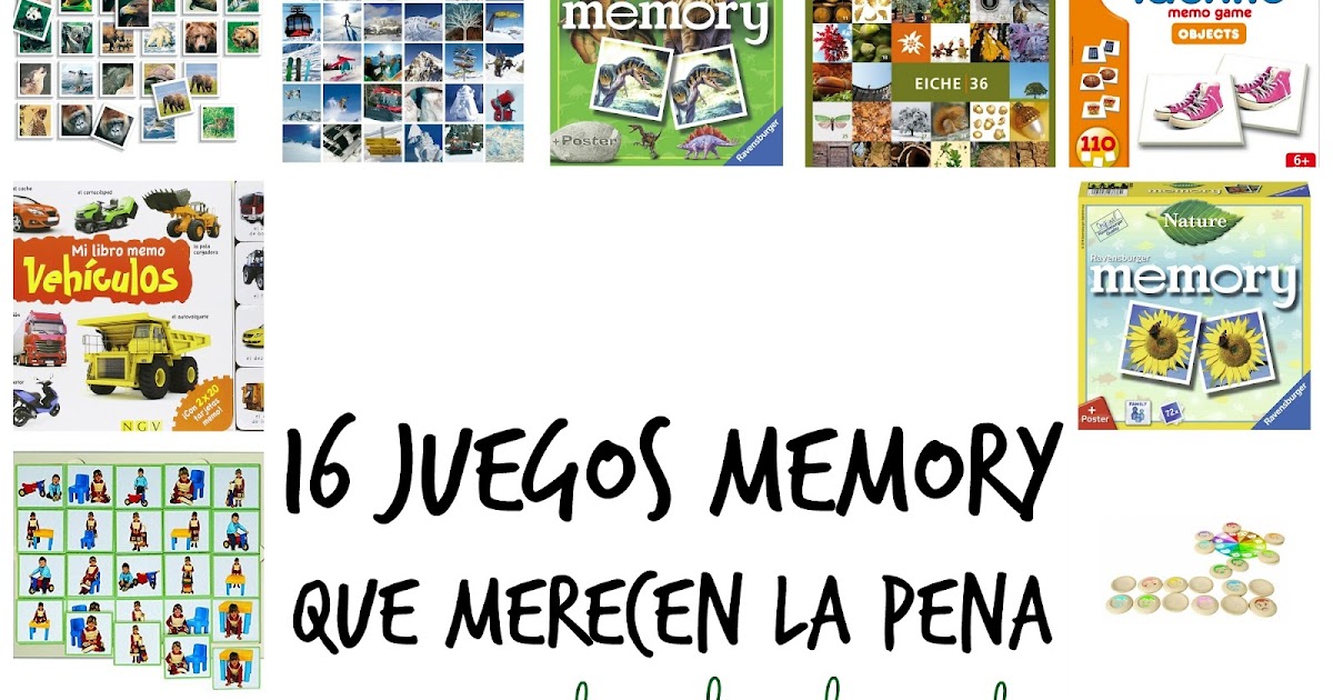 PEQUEfelicidad: 16 JUEGOS MEMORY QUE MERECEN LA PENA