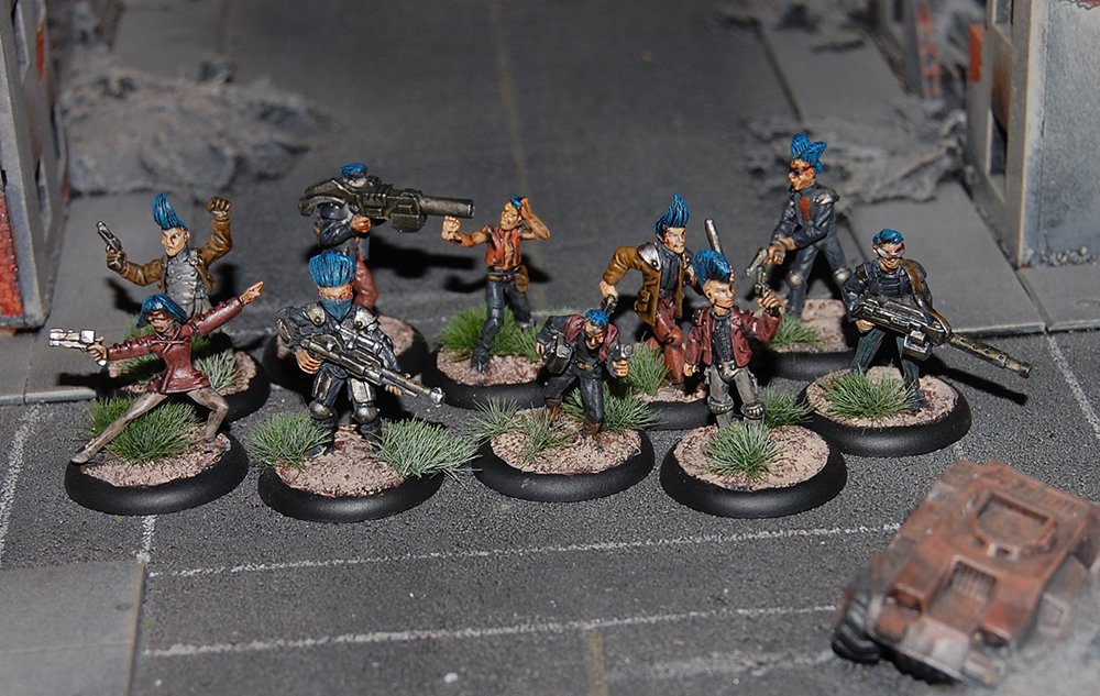 Wargame News and Terrain: Rebel Minis: New Sci-Fi Street Gangers Released